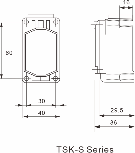 TSK-S&TSK-P Mechanical Limiting Switch