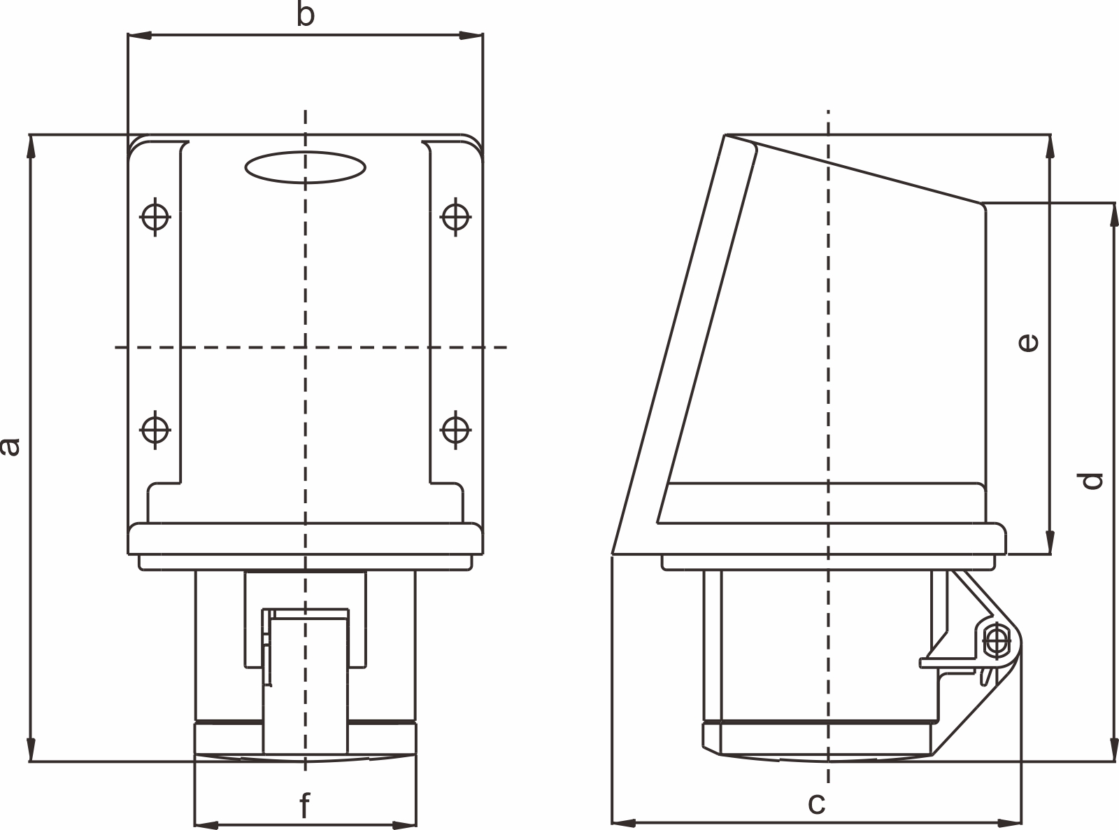 PC Plug Socket Coupling IP 44 113 S