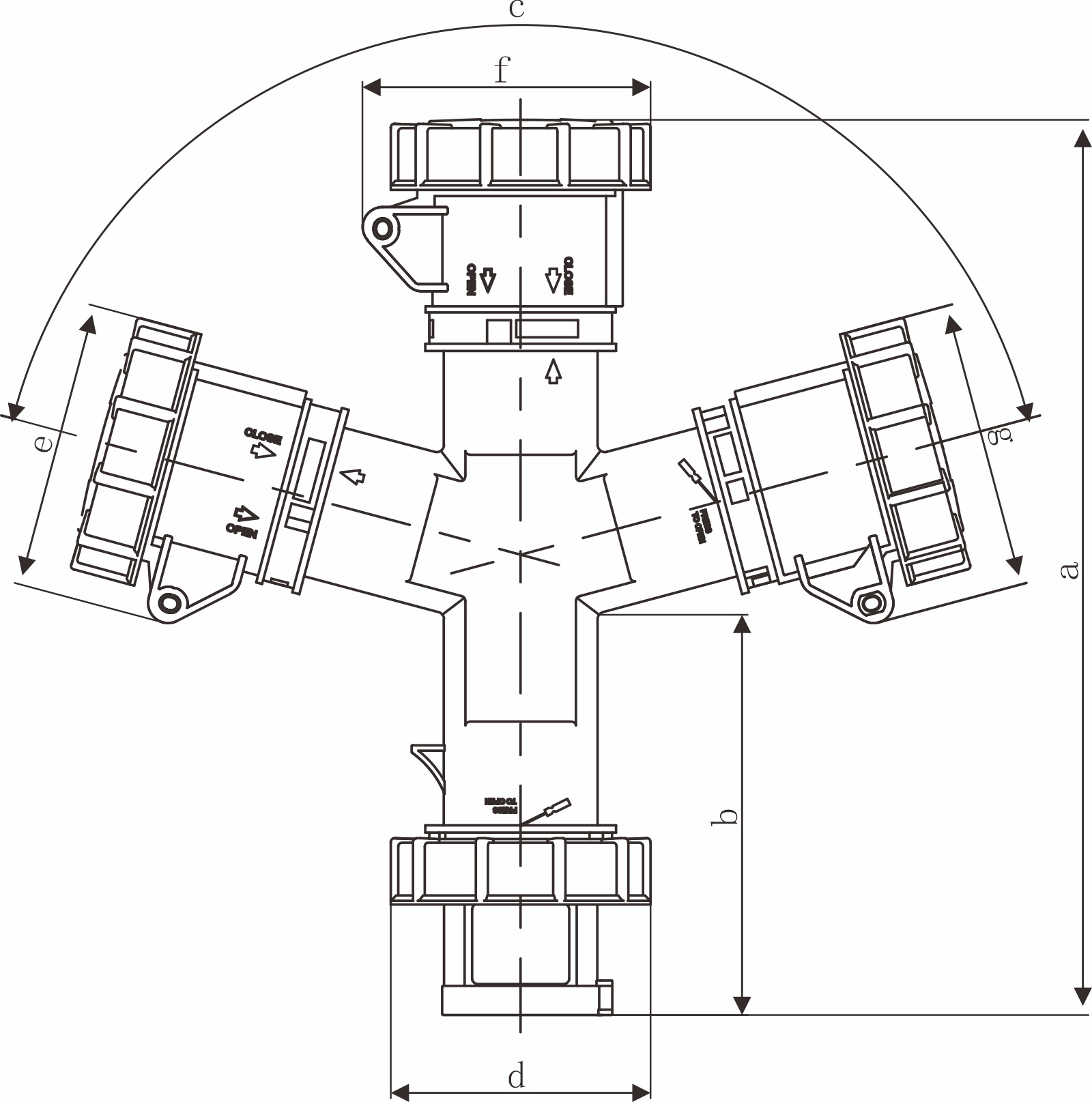 Multi-Function Socket IP 67 13213 P