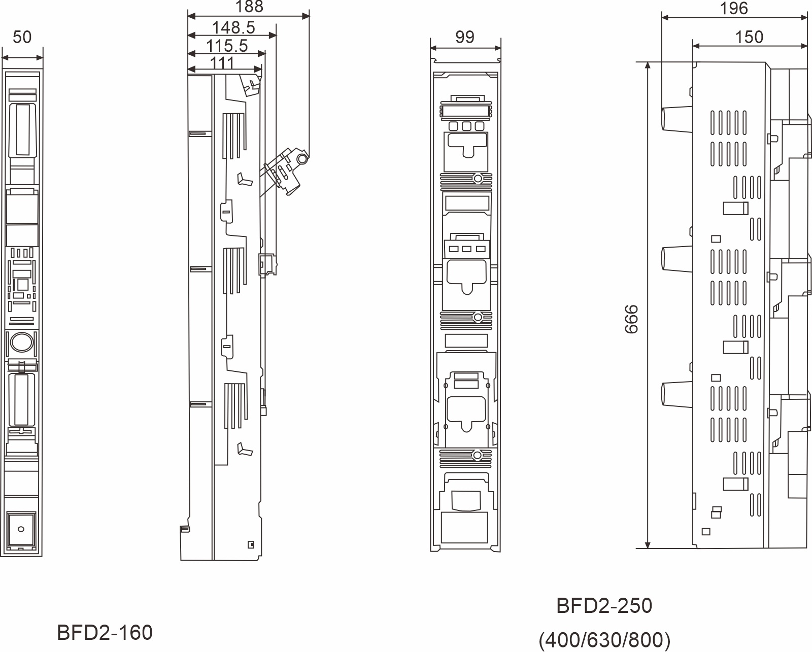 Bar Fuse Switch Disconnector
