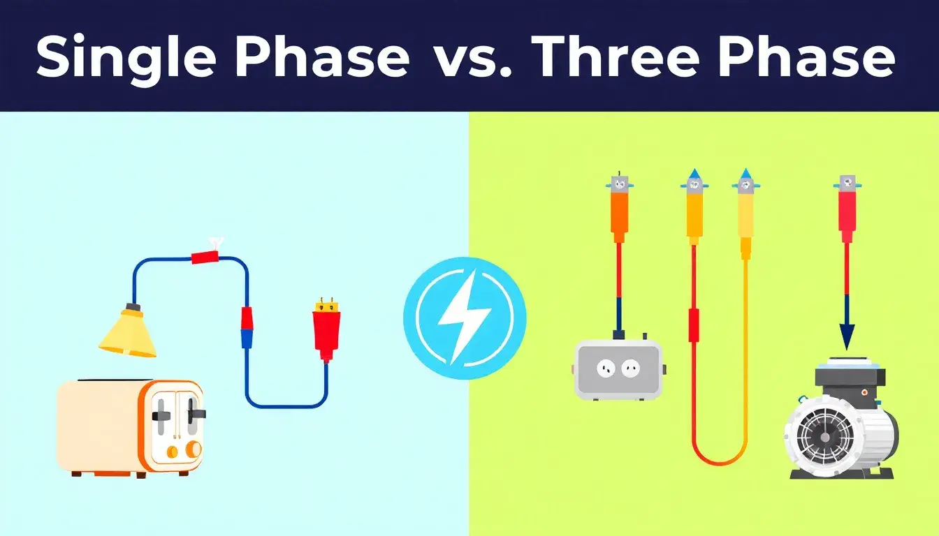 Understanding Single Phase vs Three Phase Electricity: Key Differences