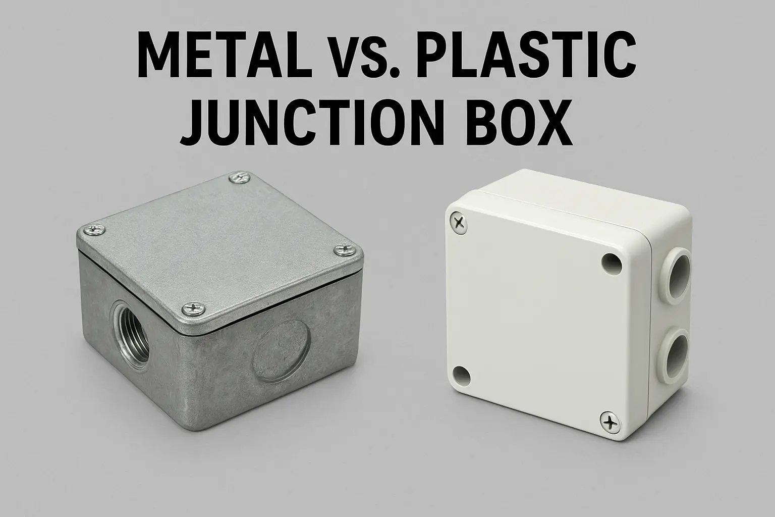 Metal vs. Plastic Junction Box: Which One Is Right for Your Projects ...